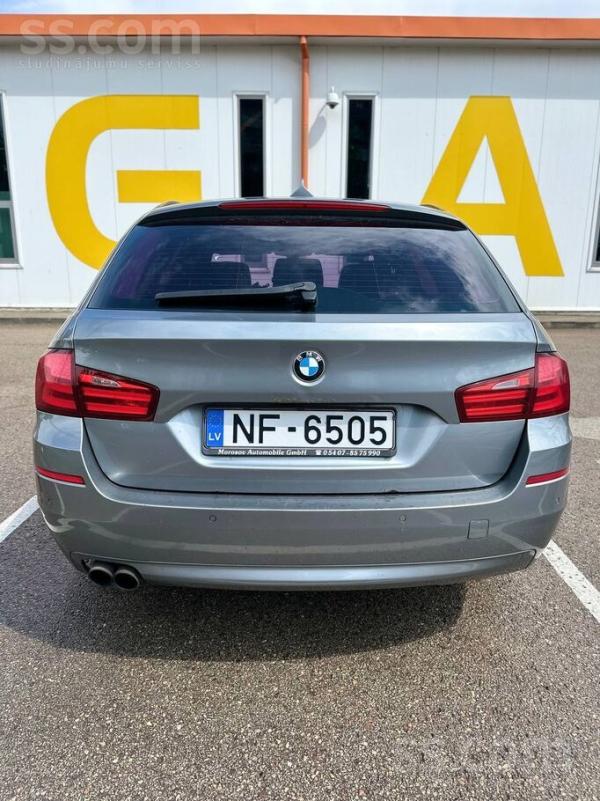 Grey BMW 520 2010 in Daugavpils, with an engine capacity of 2.00 L and mileage of 422 thousand km for 5000 €, photo 6 on AUTOMOTO.COM.LV