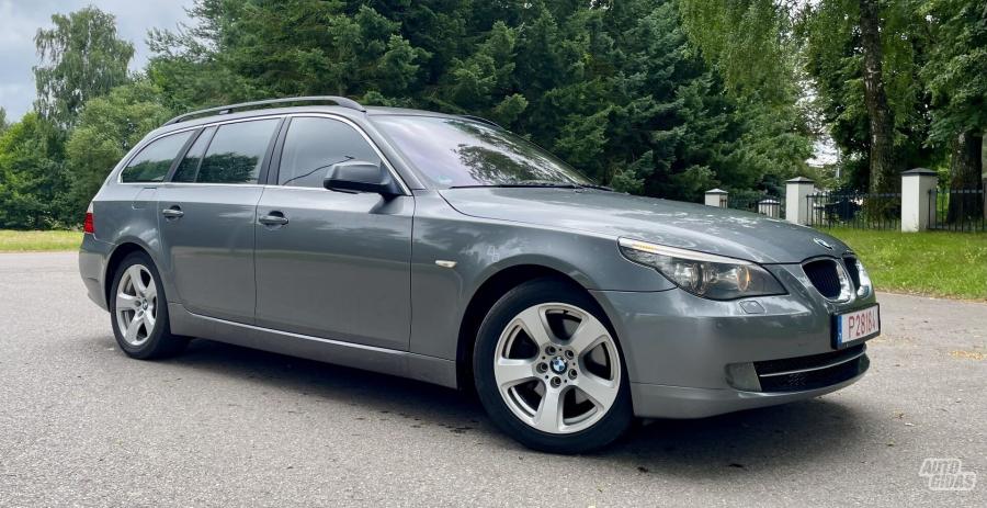 Grey BMW 520 2010 in Kaunas, with an engine capacity of 2.00 L and mileage of 357 thousand km for 3100 €, photo 5 on AUTOMOTO.COM.LV
