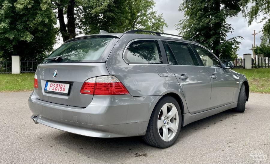 Grey BMW 520 2010 in Kaunas, with an engine capacity of 2.00 L and mileage of 357 thousand km for 3100 €, photo 8 on AUTOMOTO.COM.LV
