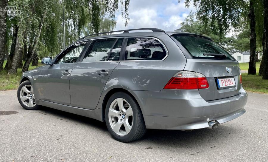 Grey BMW 520 2010 in Kaunas, with an engine capacity of 2.00 L and mileage of 357 thousand km for 3100 €, photo 9 on AUTOMOTO.COM.LV