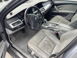Grey BMW 520 2010 in Kaunas, with an engine capacity of 2.00 L and mileage of 357 thousand km for 3100 €, photo 11 on AUTOMOTO.COM.LV