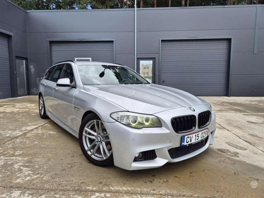 Grey BMW 520 2010 in Utena, with an engine capacity of 2.00 L and mileage of 390 thousand km for 7490 €, photo 3 on AUTOMOTO.COM.LV