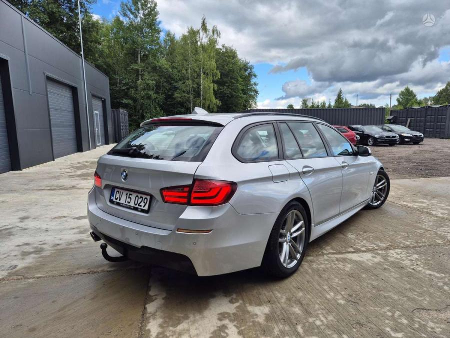 Grey BMW 520 2010 in Utena, with an engine capacity of 2.00 L and mileage of 390 thousand km for 7490 €, photo 4 on AUTOMOTO.COM.LV