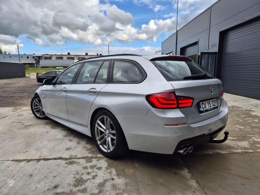 Grey BMW 520 2010 in Utena, with an engine capacity of 2.00 L and mileage of 390 thousand km for 7490 €, photo 5 on AUTOMOTO.COM.LV