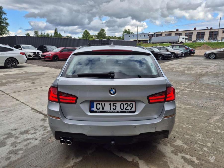 Grey BMW 520 2010 in Utena, with an engine capacity of 2.00 L and mileage of 390 thousand km for 7490 €, photo 9 on AUTOMOTO.COM.LV