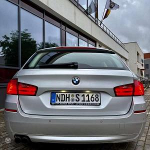 Grey BMW 520 2010 in Kaisiadorys, with an engine capacity of 2.00 L and mileage of 320 thousand km for 5000 €, photo 6 on AUTOMOTO.COM.LV