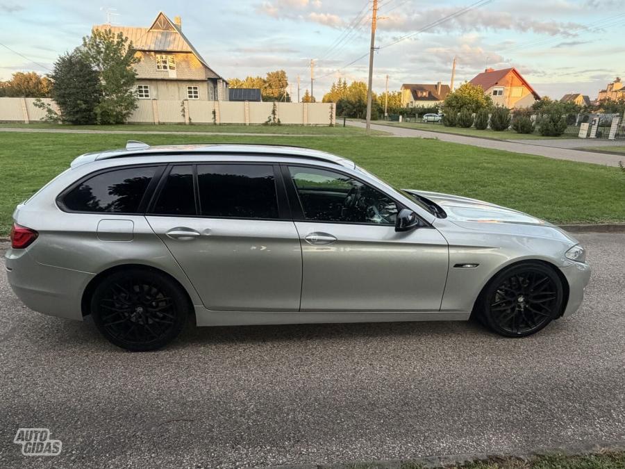 Grey BMW 520 2010 in Vilnius, with an engine capacity of 2.00 L and mileage of 375 thousand km for 5700 €, photo 8 on AUTOMOTO.COM.LV