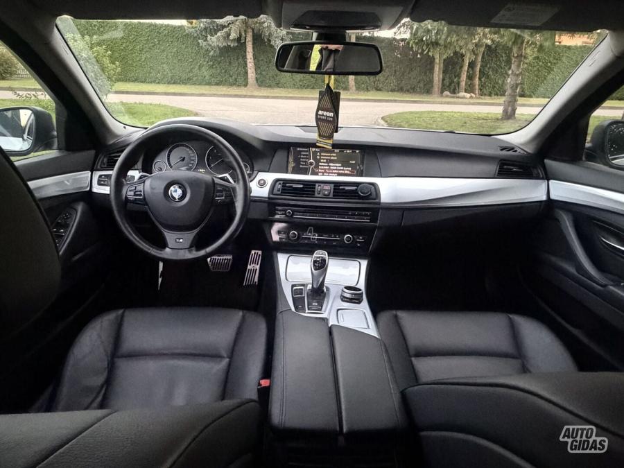 Grey BMW 520 2010 in Vilnius, with an engine capacity of 2.00 L and mileage of 375 thousand km for 5700 €, photo 13 on AUTOMOTO.COM.LV