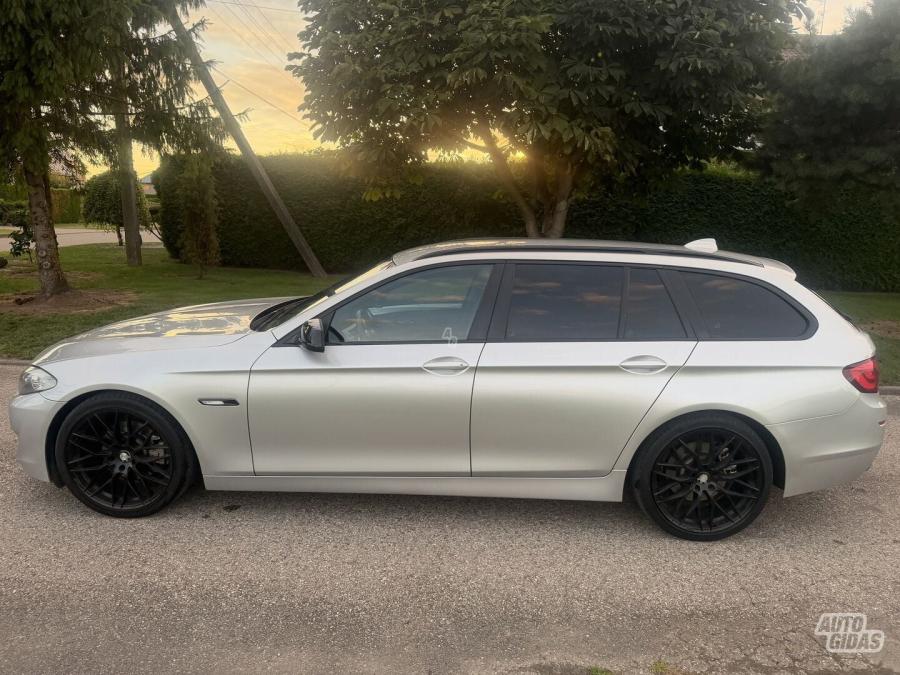 Grey BMW 520 2010 in Vilnius, with an engine capacity of 2.00 L and mileage of 375 thousand km for 5700 €, photo 6 on AUTOMOTO.COM.LV