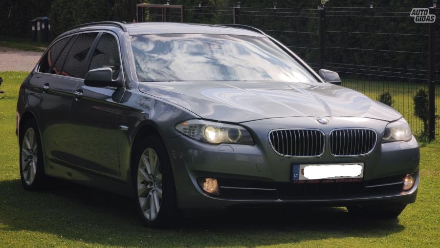 Grey BMW 520 2010 in Vilnius, with an engine capacity of 2.00 L and mileage of 289 thousand km for 6500 €, photo 4 on AUTOMOTO.COM.LV