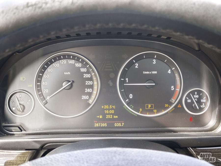 Grey BMW 520 2010 in Vilnius, with an engine capacity of 2.00 L and mileage of 289 thousand km for 6500 €, photo 32 on AUTOMOTO.COM.LV