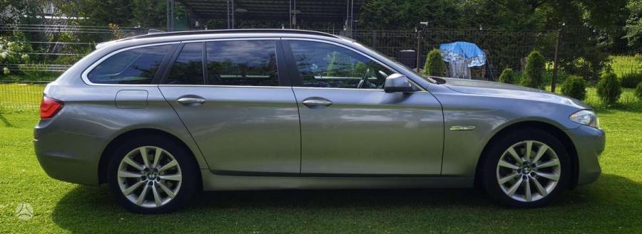 Pelēks BMW 520 2010 Viļņa, ar dzinēja tilpumu 2.00 L un nobraukumu 289 tūkst. km par 5999 €, foto 5 vietnē AUTOMOTO.COM.LV