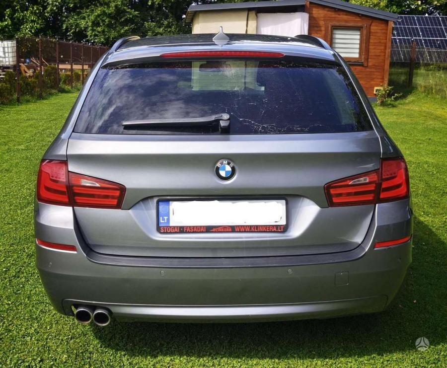 Pelēks BMW 520 2010 Viļņa, ar dzinēja tilpumu 2.00 L un nobraukumu 289 tūkst. km par 5999 €, foto 7 vietnē AUTOMOTO.COM.LV