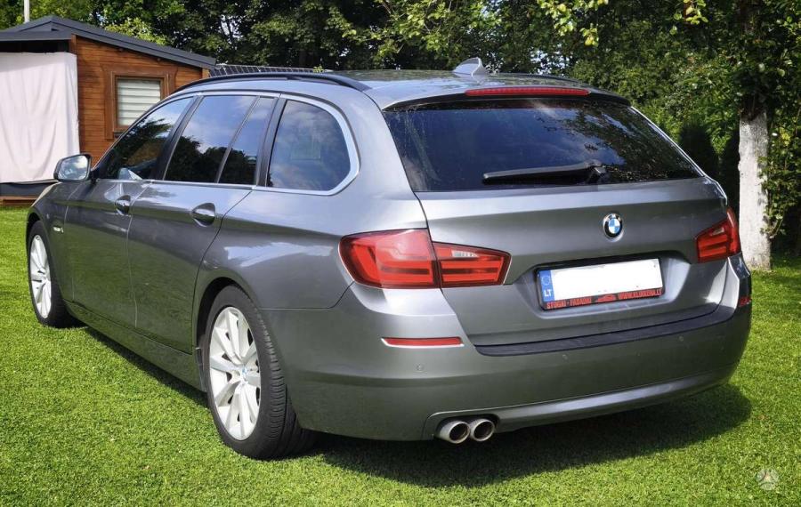 Pelēks BMW 520 2010 Viļņa, ar dzinēja tilpumu 2.00 L un nobraukumu 289 tūkst. km par 5999 €, foto 8 vietnē AUTOMOTO.COM.LV