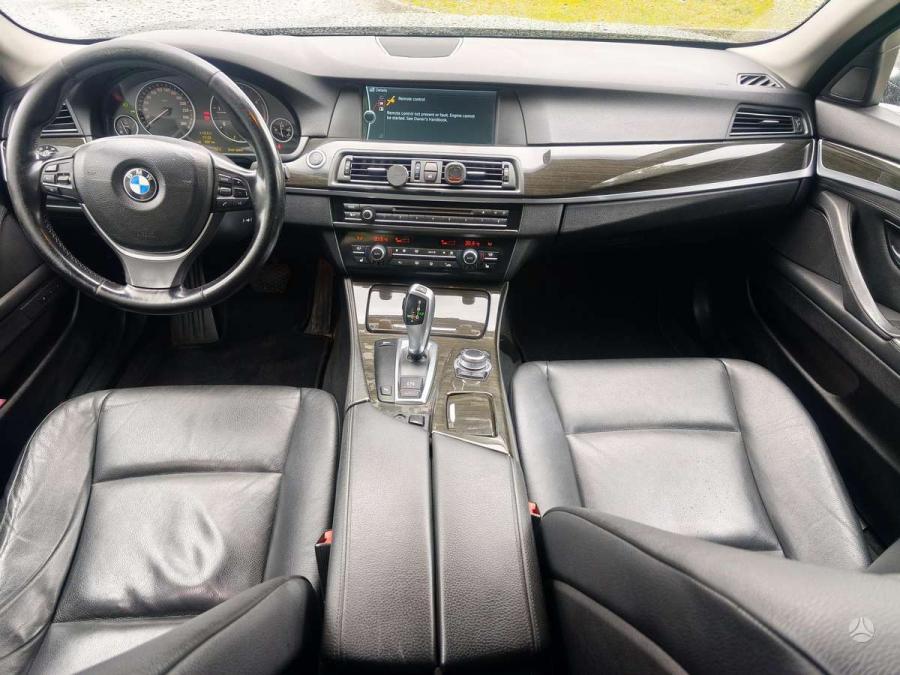 Pelēks BMW 520 2010 Viļņa, ar dzinēja tilpumu 2.00 L un nobraukumu 289 tūkst. km par 5999 €, foto 28 vietnē AUTOMOTO.COM.LV