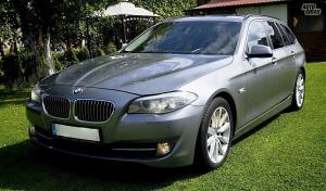 Pelēks BMW 520 2010 Viļņa, ar dzinēja tilpumu 2.00 L un nobraukumu 289 tūkst. km par 5999 €, foto  vietnē AUTOMOTO.COM.LV