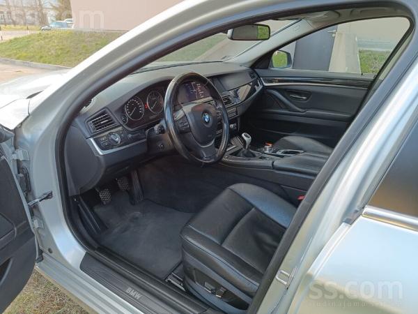 Pelēks BMW 520 2011 Jelgava, ar dzinēja tilpumu 2.00 L un nobraukumu 292 tūkst. km par 2650 €, foto 6 vietnē AUTOMOTO.COM.LV