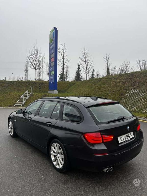 Grey BMW 520 2011 in Vilnius, with an engine capacity of 2.00 L and mileage of 334 thousand km for 7300 €, photo 6 on AUTOMOTO.COM.LV