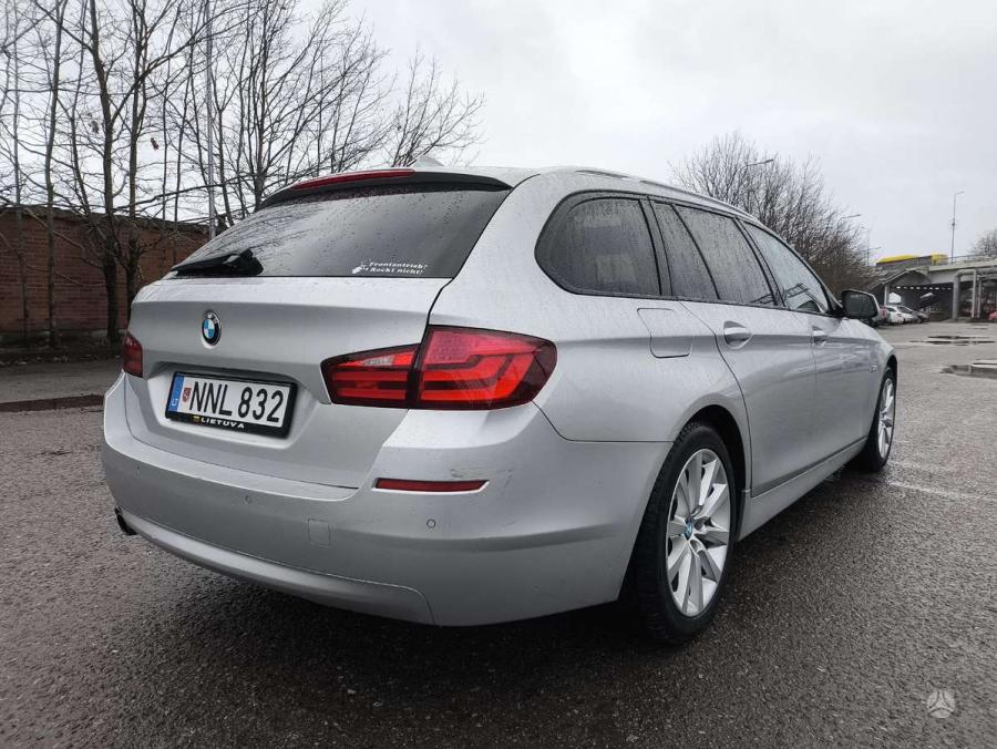 Pelēks BMW 520 2011 Šauļi, ar dzinēja tilpumu 2.00 L un nobraukumu 328 tūkst. km par 7950 €, foto 6 vietnē AUTOMOTO.COM.LV