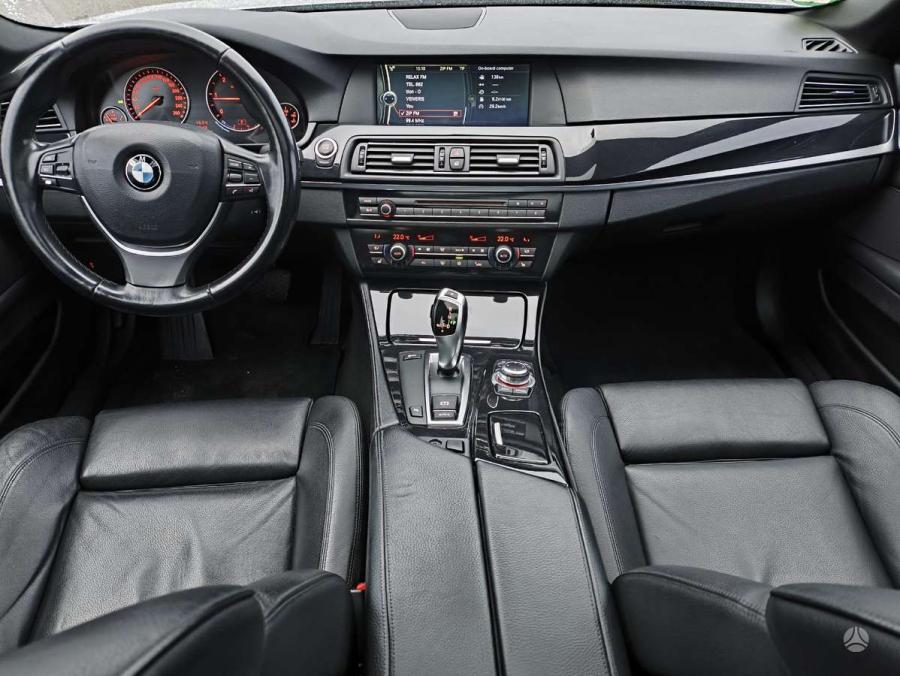 Pelēks BMW 520 2011 Šauļi, ar dzinēja tilpumu 2.00 L un nobraukumu 328 tūkst. km par 7950 €, foto 11 vietnē AUTOMOTO.COM.LV