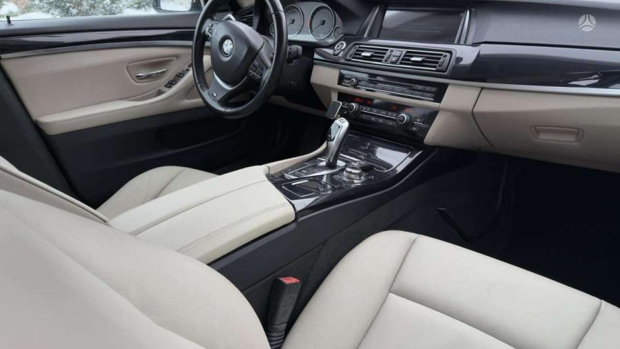 Pelēks BMW 520 2011 Kupiškis, ar dzinēja tilpumu 2.00 L un nobraukumu 443 tūkst. km par 5490 €, foto 12 vietnē AUTOMOTO.COM.LV