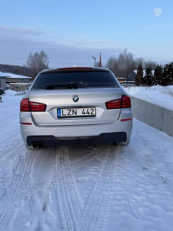 Grey BMW 520 2011 in Vilnius, with an engine capacity of 2.00 L and mileage of 347 thousand km for 11550 €, photo 8 on AUTOMOTO.COM.LV