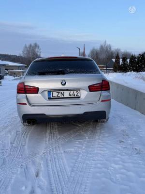 Grey BMW 520 2011 in Vilnius, with an engine capacity of 2.00 L and mileage of 347 thousand km for 11550 €, photo 8 on AUTOMOTO.COM.LV