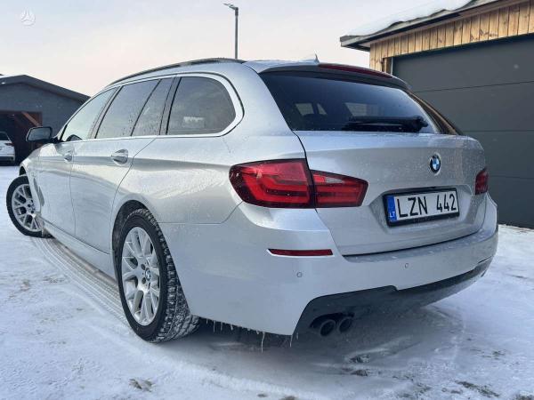 Grey BMW 520 2011 in Vilnius, with an engine capacity of 2.00 L and mileage of 347 thousand km for 11550 €, photo 9 on AUTOMOTO.COM.LV
