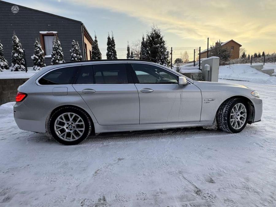 Grey BMW 520 2011 in Vilnius, with an engine capacity of 2.00 L and mileage of 347 thousand km for 11550 €, photo 12 on AUTOMOTO.COM.LV