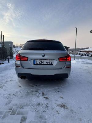 Grey BMW 520 2011 in Vilnius, with an engine capacity of 2.00 L and mileage of 347 thousand km for 11550 €, photo 16 on AUTOMOTO.COM.LV