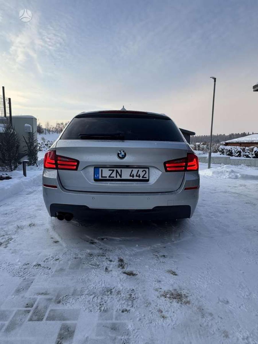 Grey BMW 520 2011 in Vilnius, with an engine capacity of 2.00 L and mileage of 347 thousand km for 11550 €, photo 16 on AUTOMOTO.COM.LV