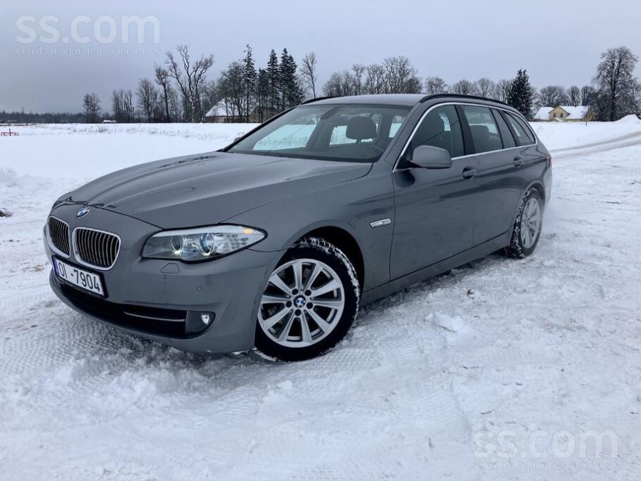 Grey BMW 520 2011 in Talsi, with an engine capacity of 2.00 L and mileage of 232 thousand km for 9990 €, photo 7 on AUTOMOTO.COM.LV