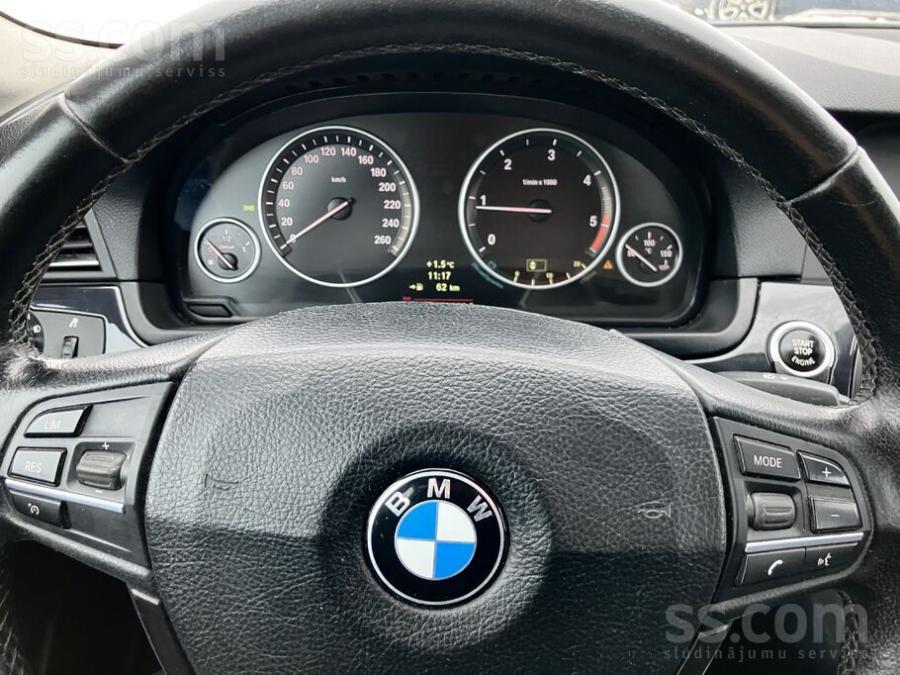 Grey BMW 520 2011 in Talsi, with an engine capacity of 2.00 L and mileage of 232 thousand km for 9990 €, photo 9 on AUTOMOTO.COM.LV