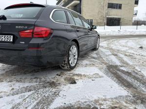 Grey BMW 520 2011 in Vilnius, with an engine capacity of 2.00 L and mileage of 330 thousand km for 5400 €, photo 10 on AUTOMOTO.COM.LV