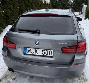 Grey BMW 520 2011 in Utena, with an engine capacity of 2.00 L and mileage of 245 thousand km for 6900 €, photo 6 on AUTOMOTO.COM.LV