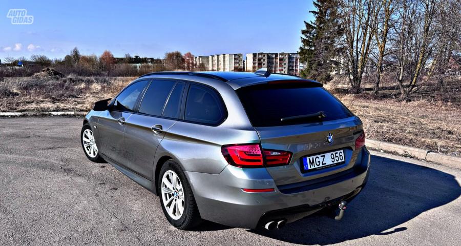 Grey BMW 520 2011 in Radviliskis, with an engine capacity of 2.00 L and mileage of 268 thousand km for 9450 €, photo 1 on AUTOMOTO.COM.LV