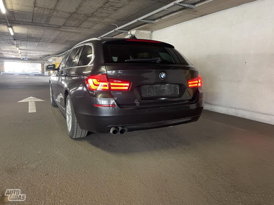 Grey BMW 520 2011 in Vilnius, with an engine capacity of 2.00 L and mileage of 200 thousand km for 6390 €, photo 7 on AUTOMOTO.COM.LV