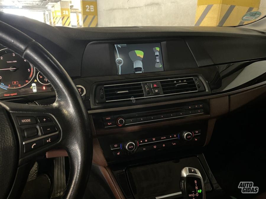 Grey BMW 520 2011 in Vilnius, with an engine capacity of 2.00 L and mileage of 200 thousand km for 6390 €, photo 15 on AUTOMOTO.COM.LV
