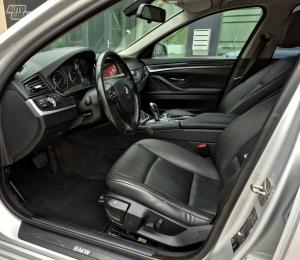 Grey BMW 520 2011 in Kaunas, with an engine capacity of 2.00 L and mileage of 283 thousand km for 6600 €, photo 14 on AUTOMOTO.COM.LV