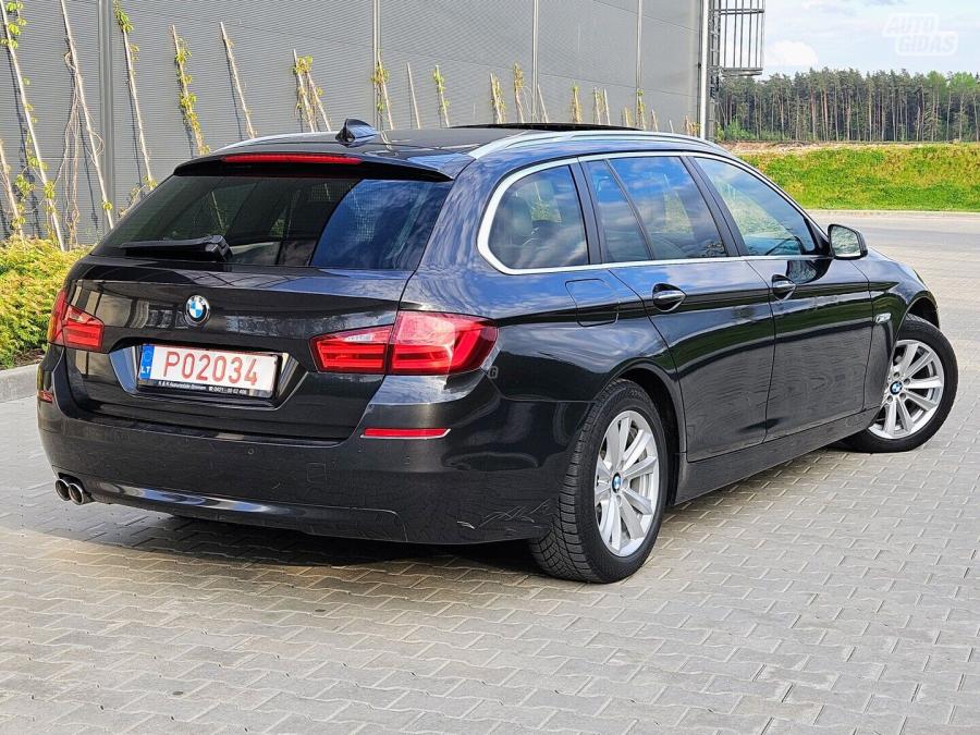 Grey BMW 520 2011 in Vilnius, with an engine capacity of 2.00 L and mileage of 273 thousand km for 6950 €, photo 3 on AUTOMOTO.COM.LV
