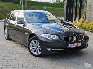 Grey BMW 520 2011 in Vilnius, with an engine capacity of 2.00 L and mileage of 273 thousand km for 6950 €, photo 4 on AUTOMOTO.COM.LV