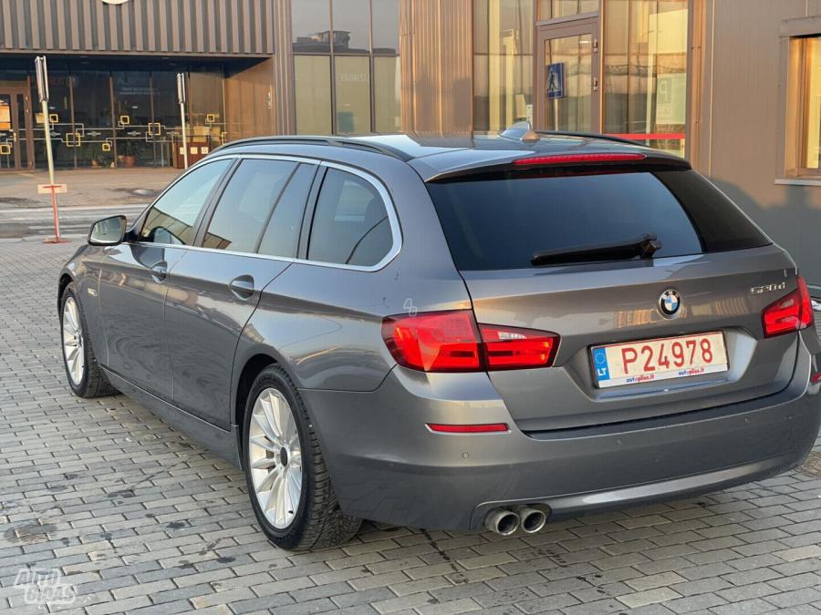Pelēks BMW 520 2011 Šauļi, ar dzinēja tilpumu 2.00 L un nobraukumu 291 tūkst. km par 7800 €, foto 6 vietnē AUTOMOTO.COM.LV
