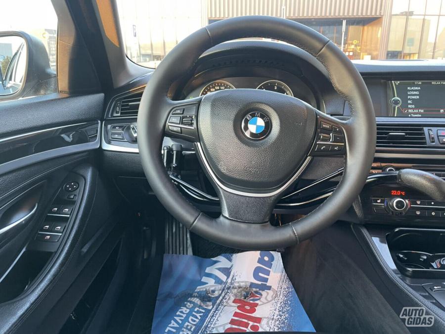 Pelēks BMW 520 2011 Šauļi, ar dzinēja tilpumu 2.00 L un nobraukumu 291 tūkst. km par 7800 €, foto 10 vietnē AUTOMOTO.COM.LV