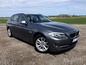 Grey BMW 520 2011 in Talsi, with an engine capacity of 2.00 L and mileage of 232 thousand km for 8500 €, photo  on AUTOMOTO.COM.LV