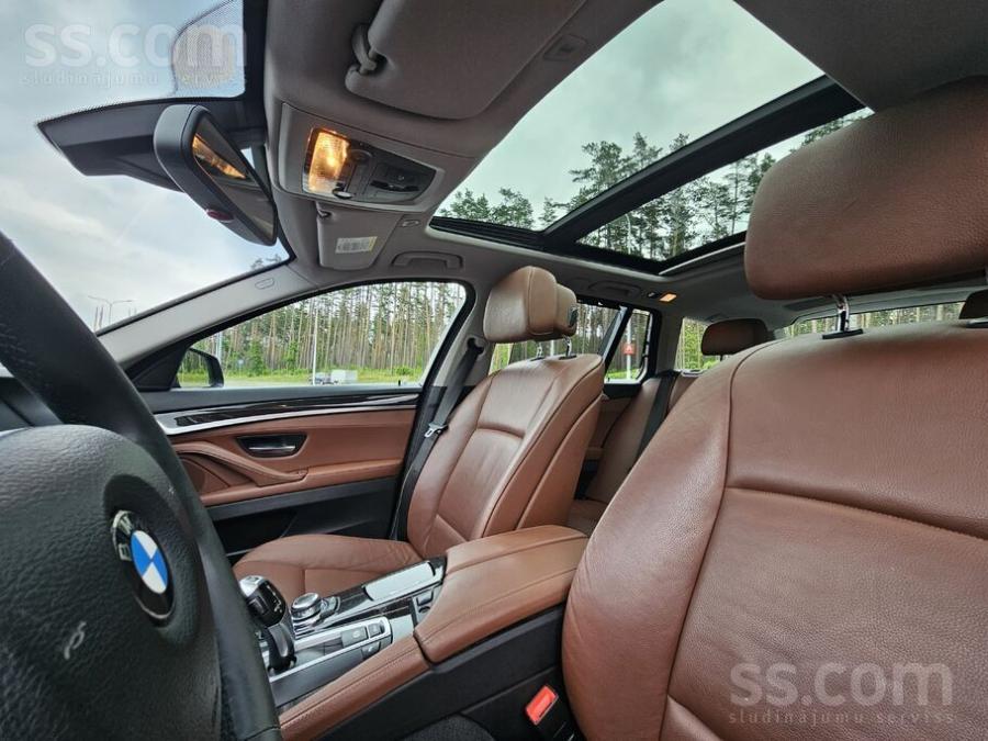Grey BMW 520 2011 in Riga, with an engine capacity of 2.00 L and mileage of 405 thousand km for 9000 €, photo 12 on AUTOMOTO.COM.LV