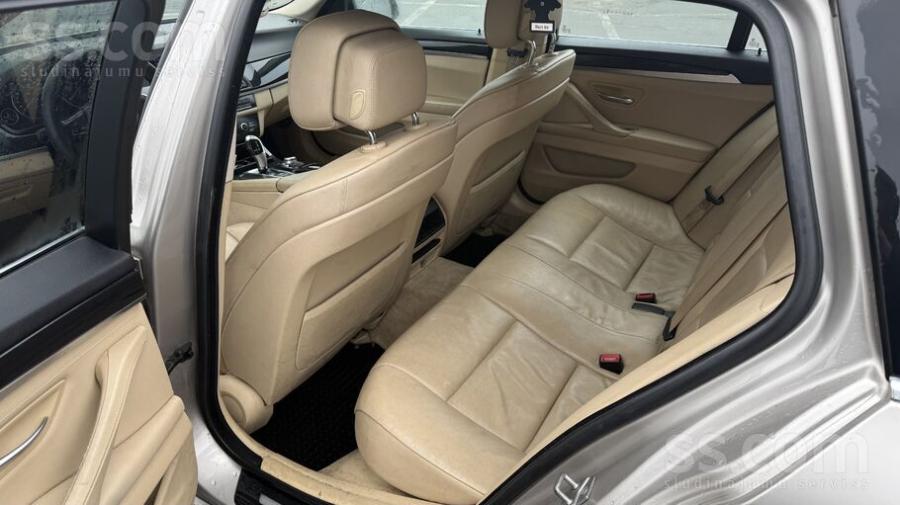 Pelēks BMW 520 2011 Rīga, ar dzinēja tilpumu 2.00 L un nobraukumu 326 tūkst. km par 5890 €, foto 11 vietnē AUTOMOTO.COM.LV