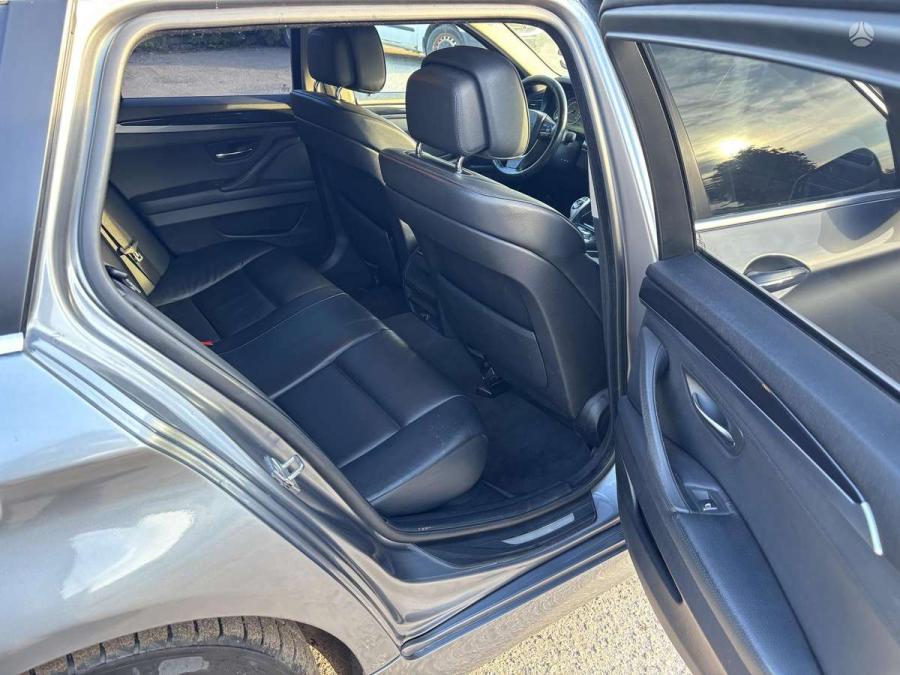 Pelēks BMW 520 2011 Šauļi, ar dzinēja tilpumu 2.00 L un nobraukumu 355 tūkst. km par 7299 €, foto 15 vietnē AUTOMOTO.COM.LV