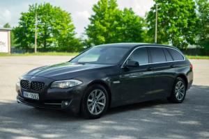 Grey BMW 520 2011 in Liepaja, with an engine capacity of 2.00 L and mileage of 375 thousand km for 7800 €, photo  on AUTOMOTO.COM.LV
