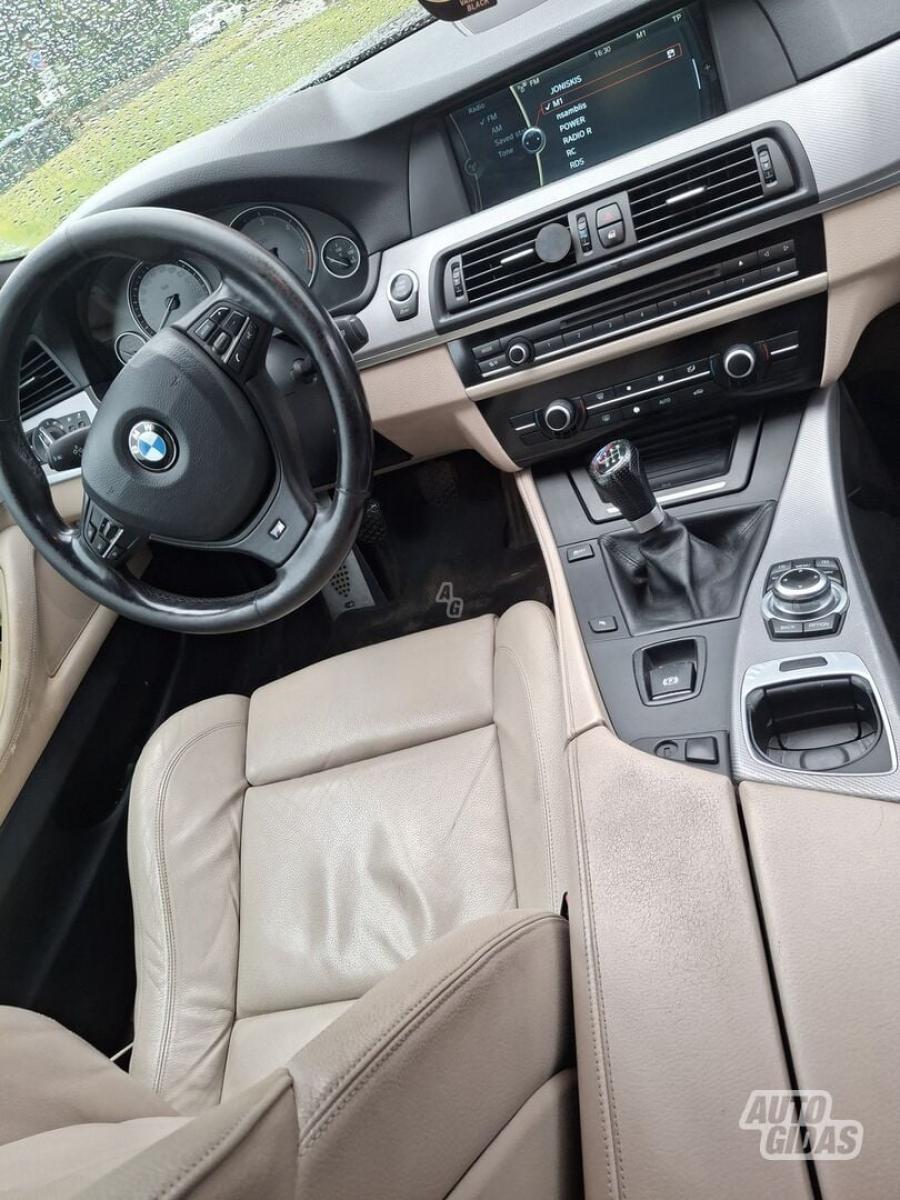 Pelēks BMW 520 2011 Pakruojis, ar dzinēja tilpumu 2.00 L un nobraukumu 225 tūkst. km par 6700 €, foto 9 vietnē AUTOMOTO.COM.LV