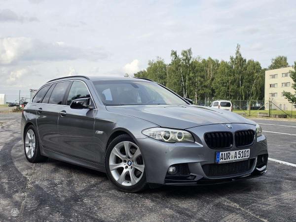 Grey BMW 520 2011 in Siauliai, with an engine capacity of 2.00 L and mileage of 243 thousand km for 7700 €, photo 1 on AUTOMOTO.COM.LV